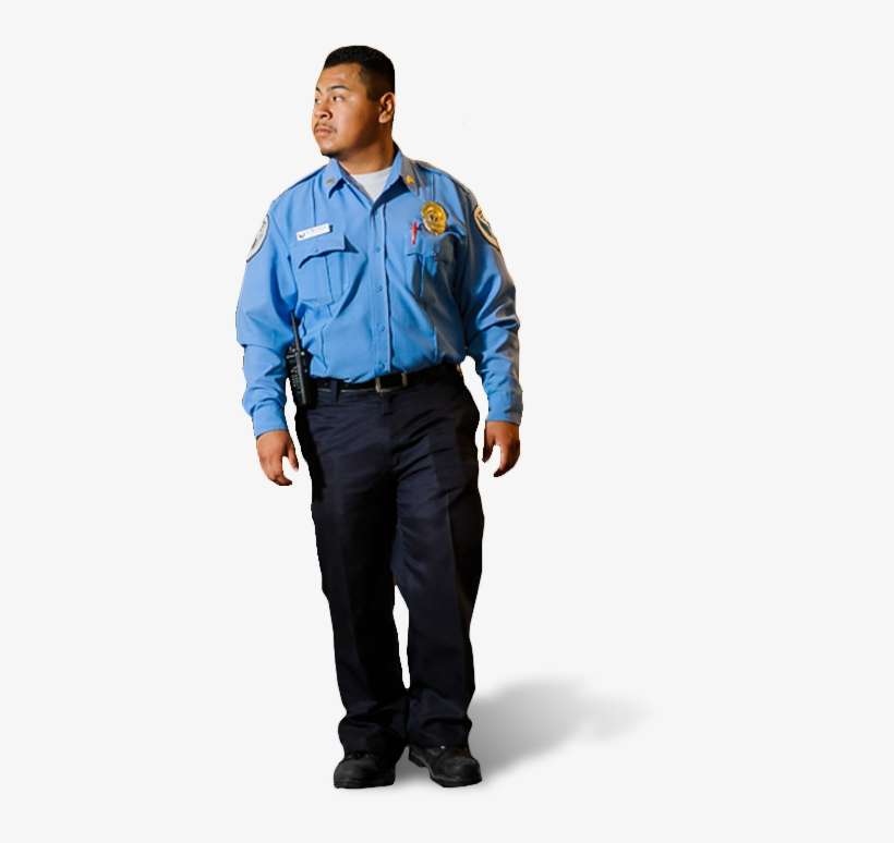 Download Guard Transparent Png - Uniform Of Security Guard Blue ...