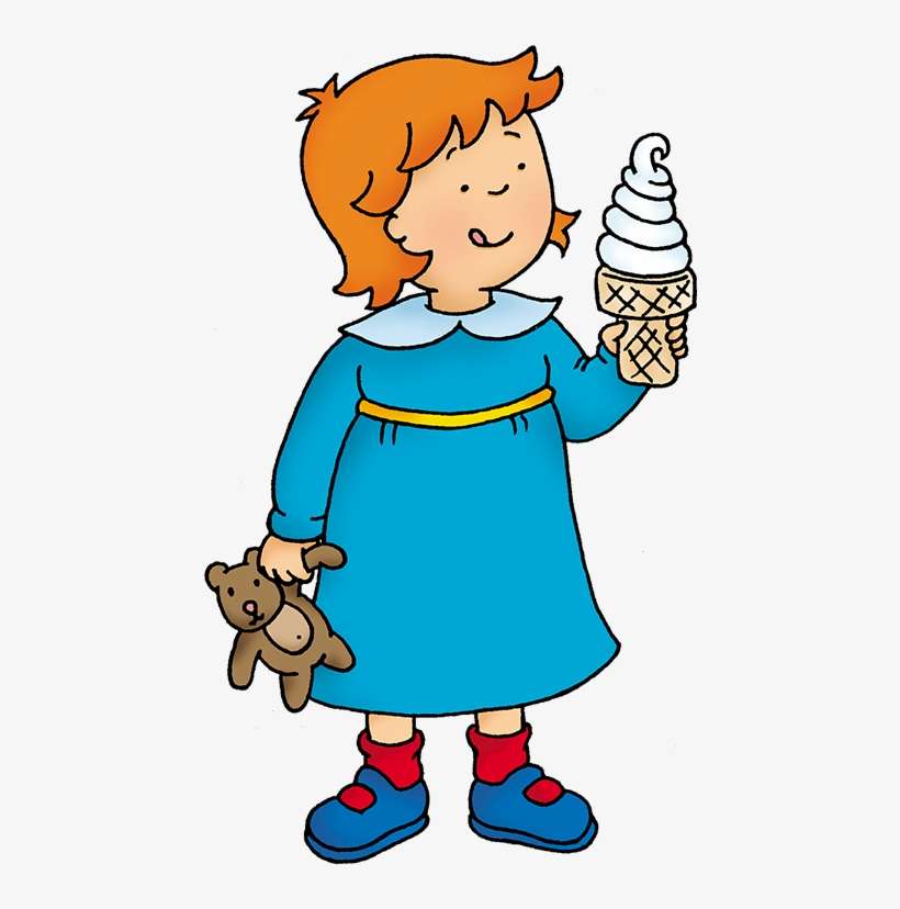 Caillou Personajes Rosie - Rosi Caillou PNG Image | Transparent PNG ...