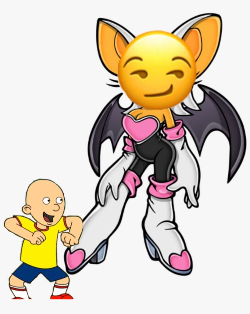 Emoji Face Goanimate Sonicx Caillou Rougethebat - Rouge The Bat And ...