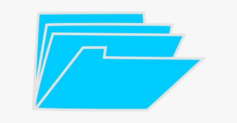 Download How To Set Use Blue Folders Svg Vector | Transparent PNG ...