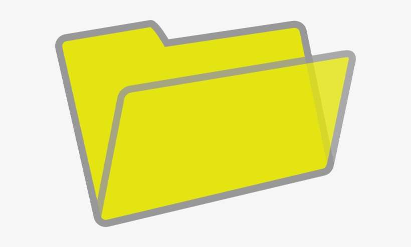 Yellow Folder Cliparts - Yellow Folder Clip Art PNG Image | Transparent ...