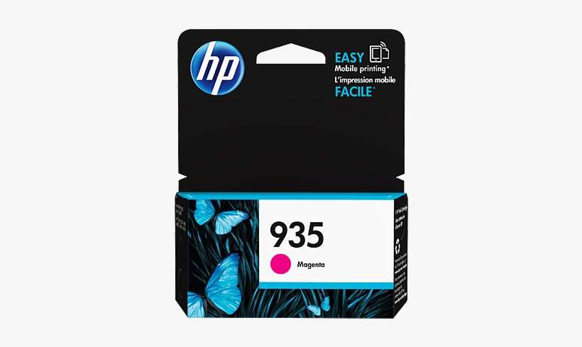 Hp 935 Magenta Original Ink Cartridge - Hp 902 Black Ink PNG Image ...