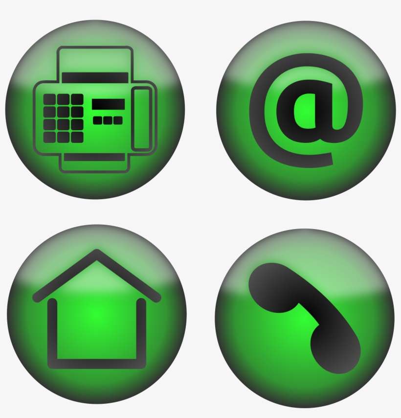 Download This Free Icons Png Design Of Four Contact Icons | Transparent ...