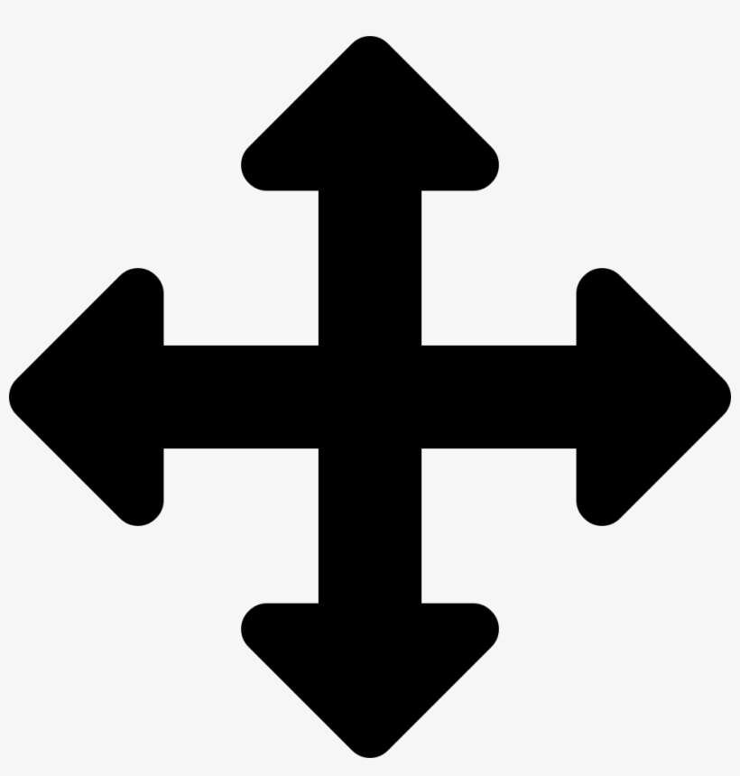 Move Svg Png Icon Free Download - Four Sided Arrow Shape PNG Image ...