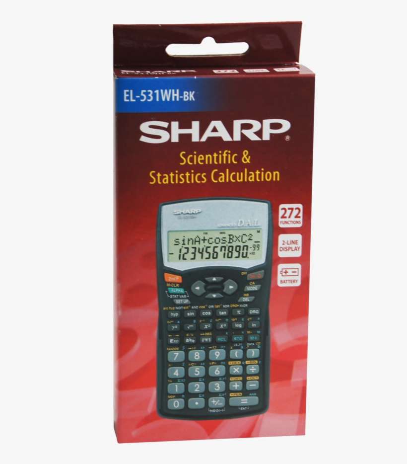 Sharp El 531wh Book Scientific Calculator - Sharp Calculator El 531wh ...