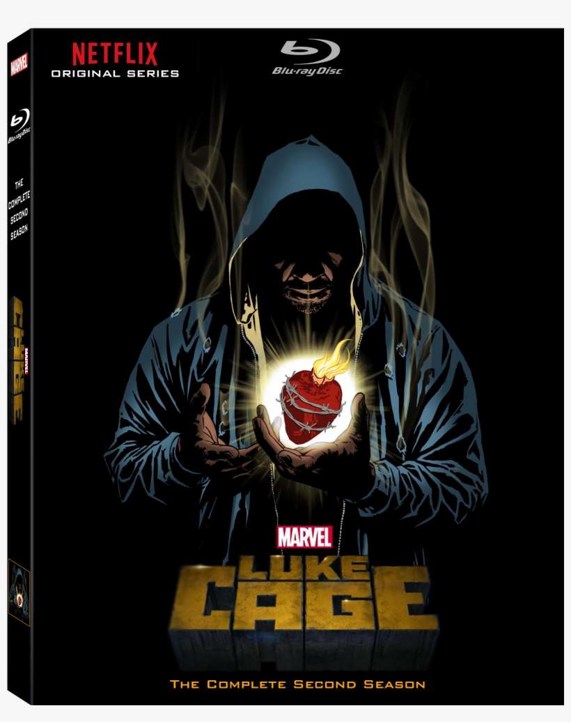 Luke Cage Season 2 Blu-ray [concept] - Bulletproof Love Luke Cage PNG ...
