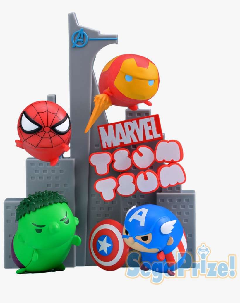 Merchsega's New Marvel Tsum - Tsum Tsum Sega Prize PNG Image ...