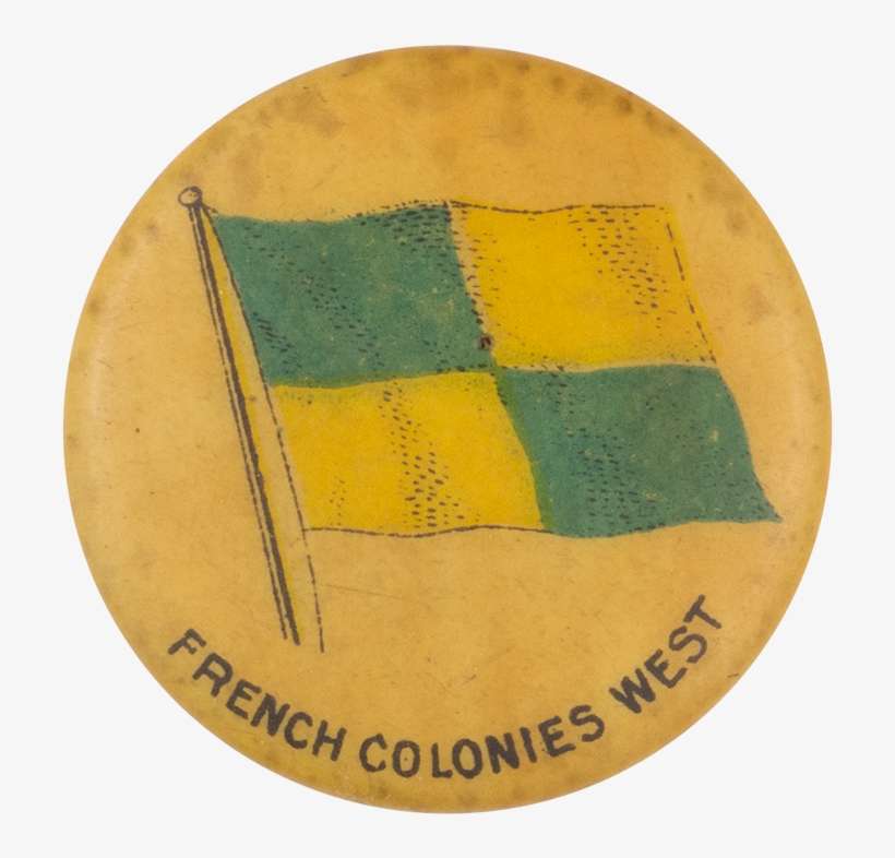 Download French Colonies West Flag - Badge | Transparent PNG Download ...