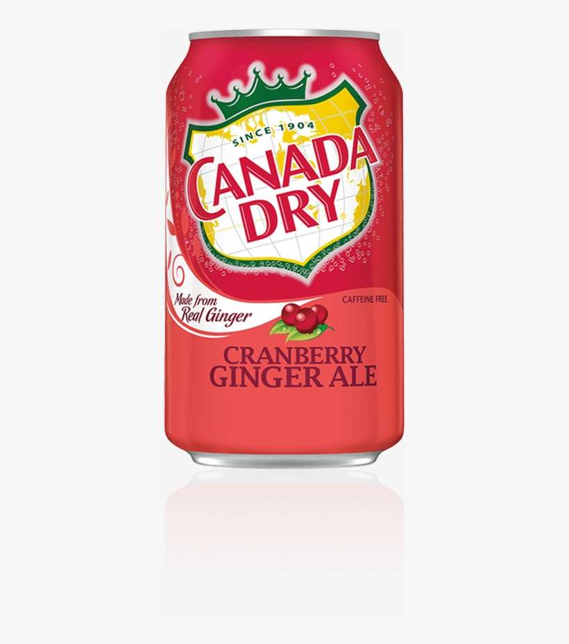 Canada Dry Cranberry Ginger Ale - Canada Dry Ginger Ale PNG Image ...