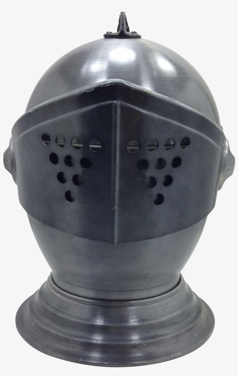 Medieval Style Knight Helmet Ice Bucket - Bronze Sculpture PNG Image ...