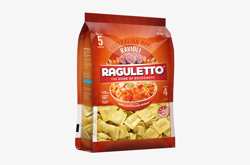 Beef Ravioli - Raguletto Pasta Sauce Venetian 500g PNG Image ...