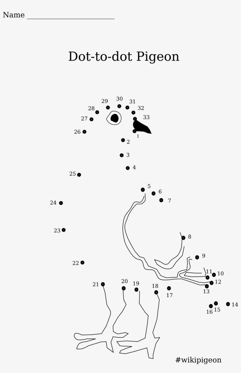 Picture Black And White Stock To Printable Pigeon Worksheet - Portable ...