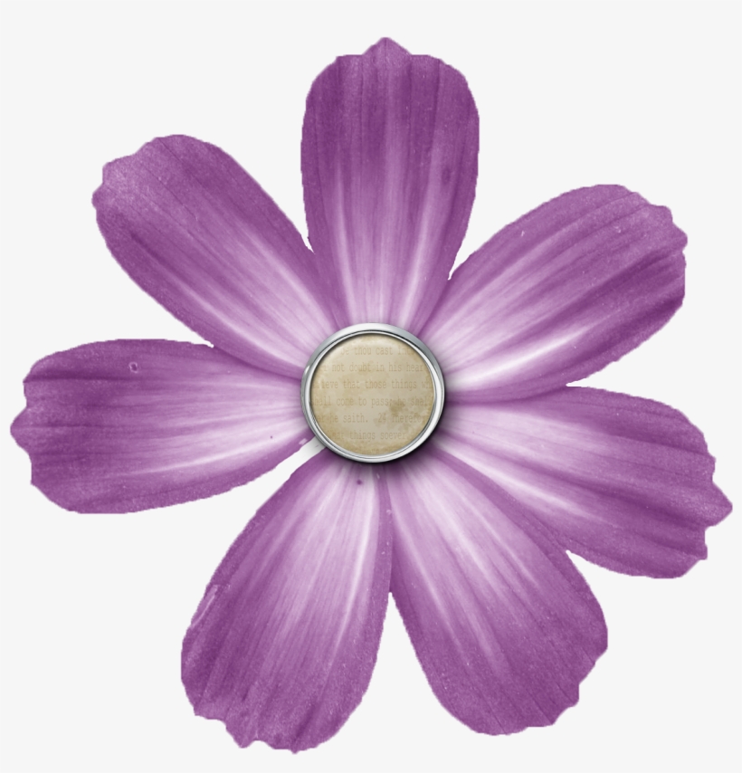 Png Transparent Purple - Scrapbook Png Flower PNG Image | Transparent ...