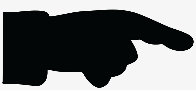 Download Free Clipart Of A Pointer Finger - Black Pointing Finger Png ...