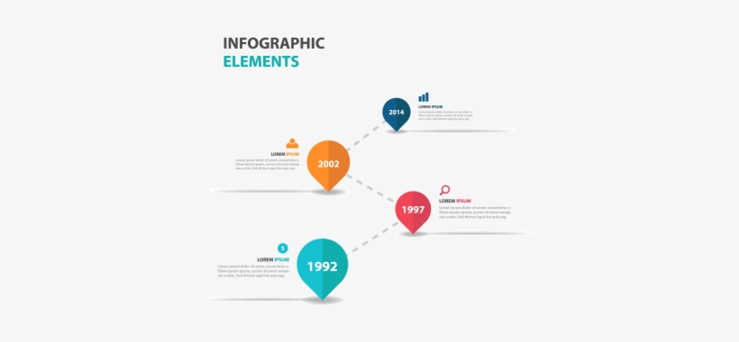 Download Abstract Colorful Pin Business Infographics Elements ...