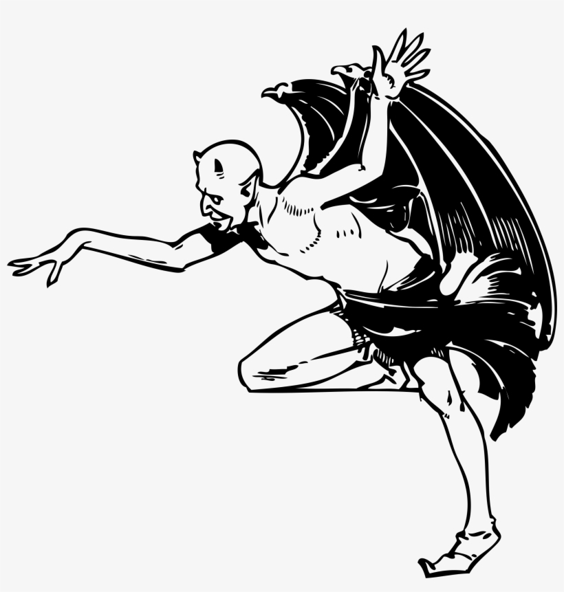 This Free Icons Png Design Of Devil Posing PNG Image | Transparent PNG ...