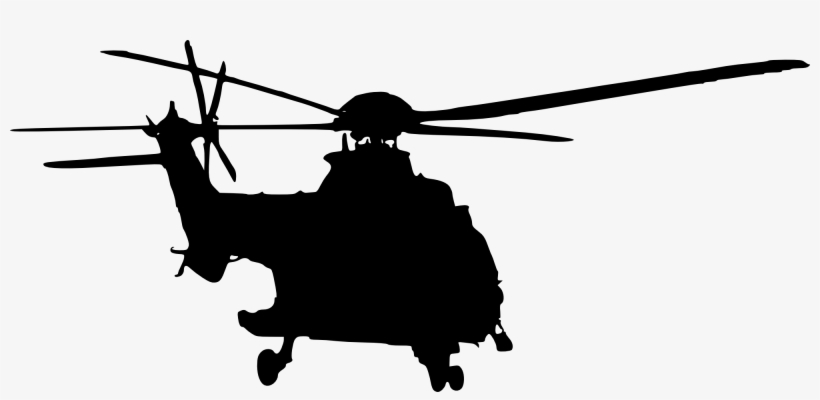 Army Helicopter Silhouette
