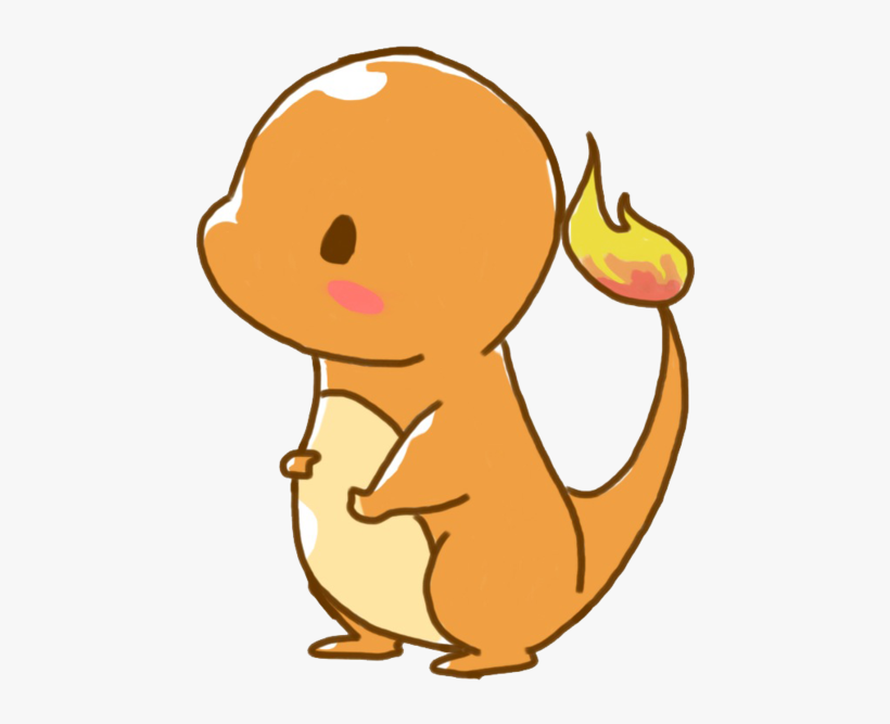 Cute Charmander Pencil Drawings
