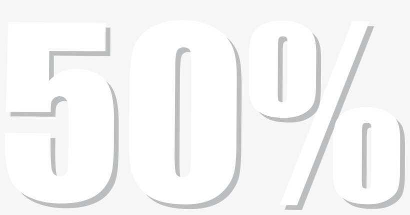 50 Off Black And White PNG Image | Transparent PNG Free Download on SeekPNG