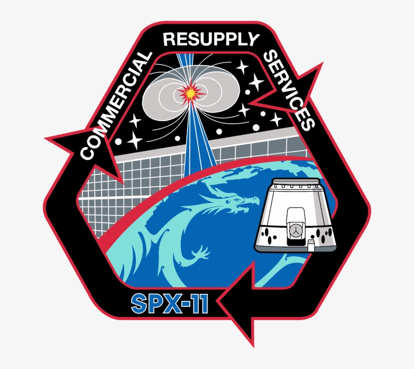 Spacex Crs-11 Patch - Crs 11 Mission Patch PNG Image | Transparent PNG Free Download on SeekPNG