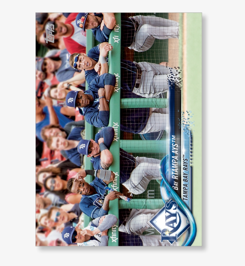 2018 Topps Baseball Series 2 Tampa Bay Rays PNG Image | Transparent PNG ...