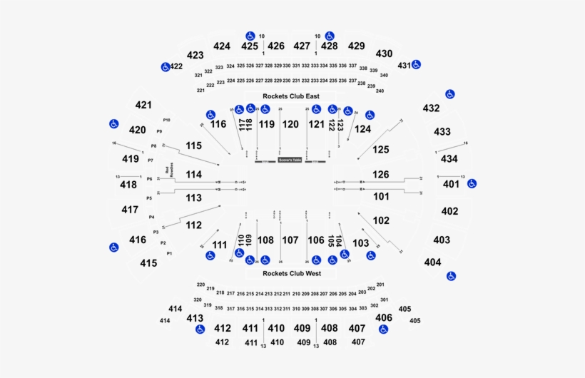 Toyota Center Seating Chart | Cabinets Matttroy