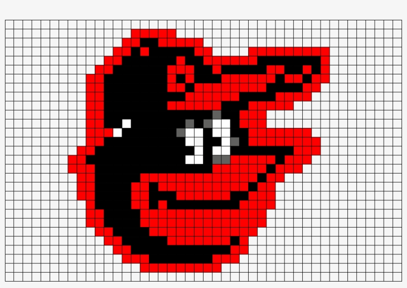 Baltimore Orioles Pixel Art PNG Image | Transparent PNG Free Download on SeekPNG