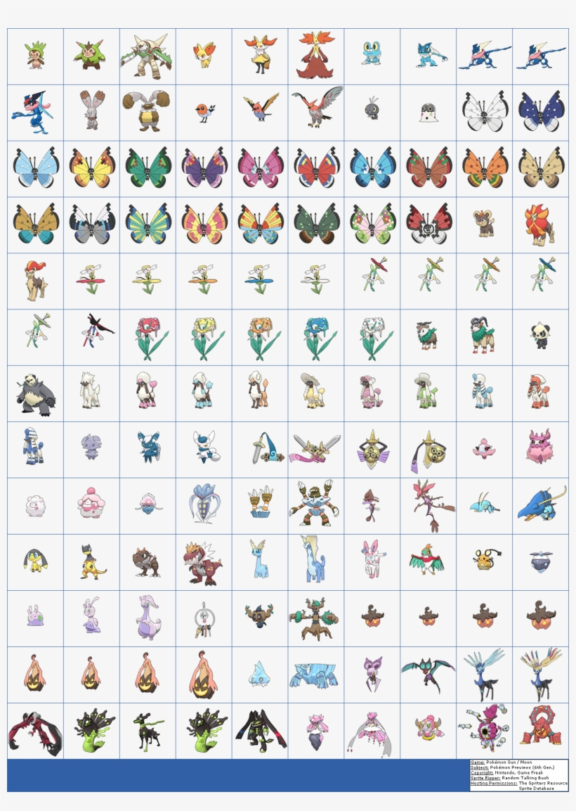 Click For Full Sized Image Pokémon Previews - 6th Generation Pokemon ...