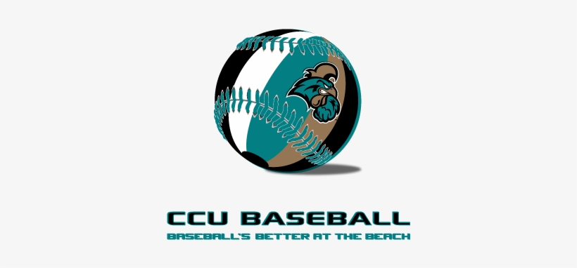 This Fun Spirit Design Features A Baseball Colored - Coastal Carolina ...