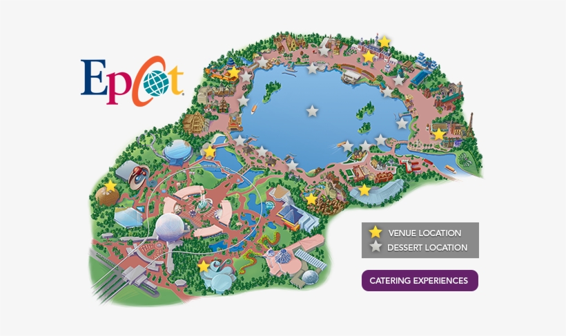 Download Map Of Epcot World Showcase 2018 | Transparent PNG Download ...