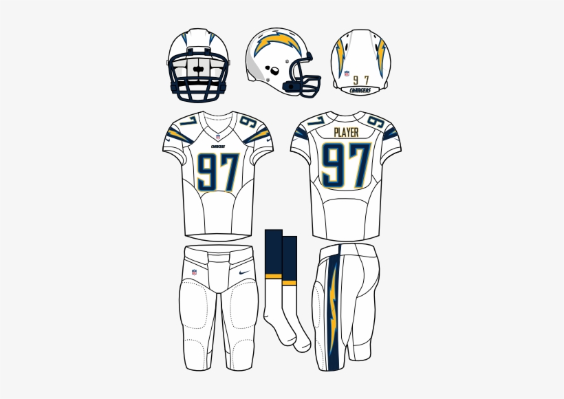 San Diego Chargers - New York Jets Home Uniform PNG Image | Transparent ...