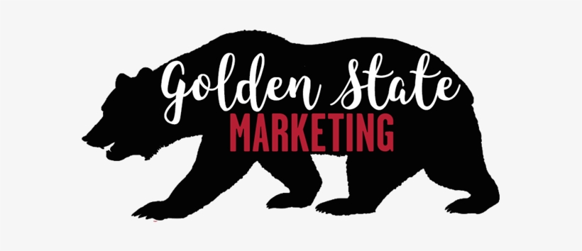 Golden State Marketing - California Black And White Bear PNG Image ...