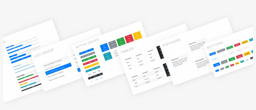 With 200 Bootstrap Components - Bootstrap PNG Image | Transparent PNG ...