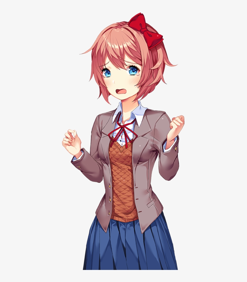 Download Doki Doki Literature Club Sayori Death Gif | Transparent PNG ...