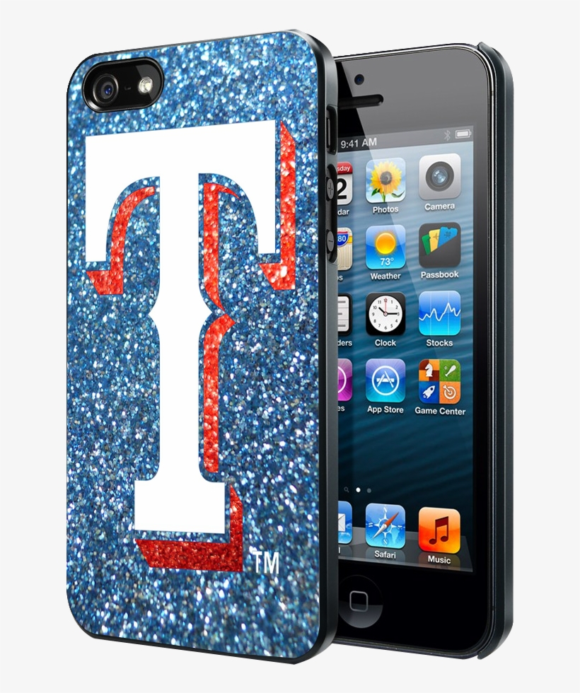 Texas Rangers Baseball Logo Blue Glitter Iphone 4 4s - Marvel Comics ...