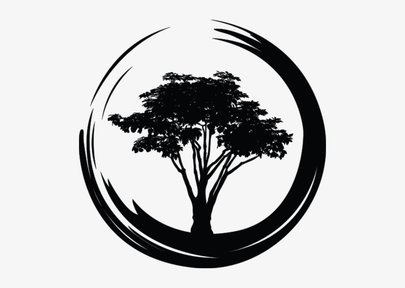 Breathing Tree Logo - Circle With A Tree PNG Image | Transparent PNG ...