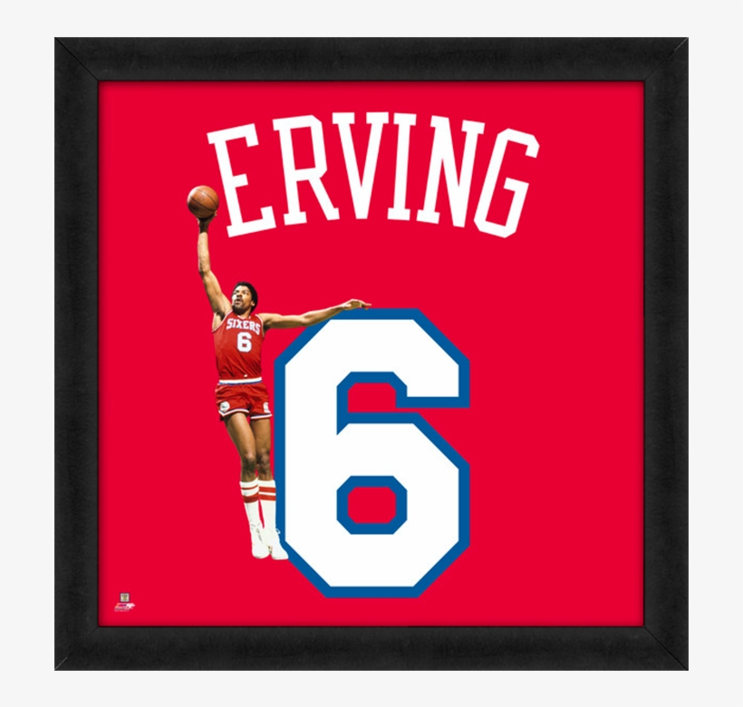 Philadelphia 76ers Uniframe Framed Posters - Julius Dr J Erving 20x20 ...