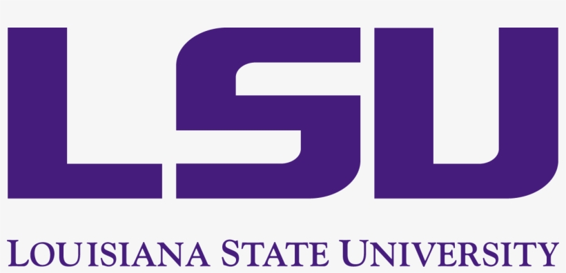 Purple Lsu Logo With Full Name - Louisiana Colleges PNG Image ...