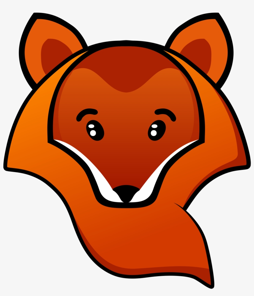 Download Fox Clipart Transparent - Cartoon Fox Transparent Background ...