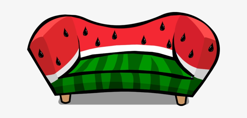 Watermelon Sofa Sprite 001 - Watermelon PNG Image | Transparent PNG ...