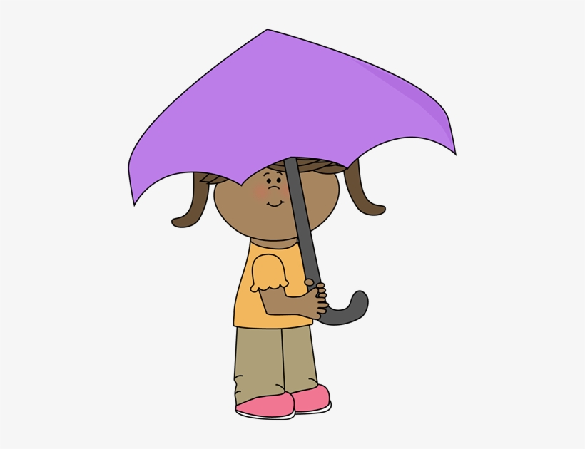 Girl Under Umbrella Clip Art - Under Umbrella Clipart PNG Image ...