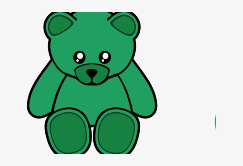 Bear Clipart Green - Teddy Bear Vector Png PNG Image | Transparent PNG ...