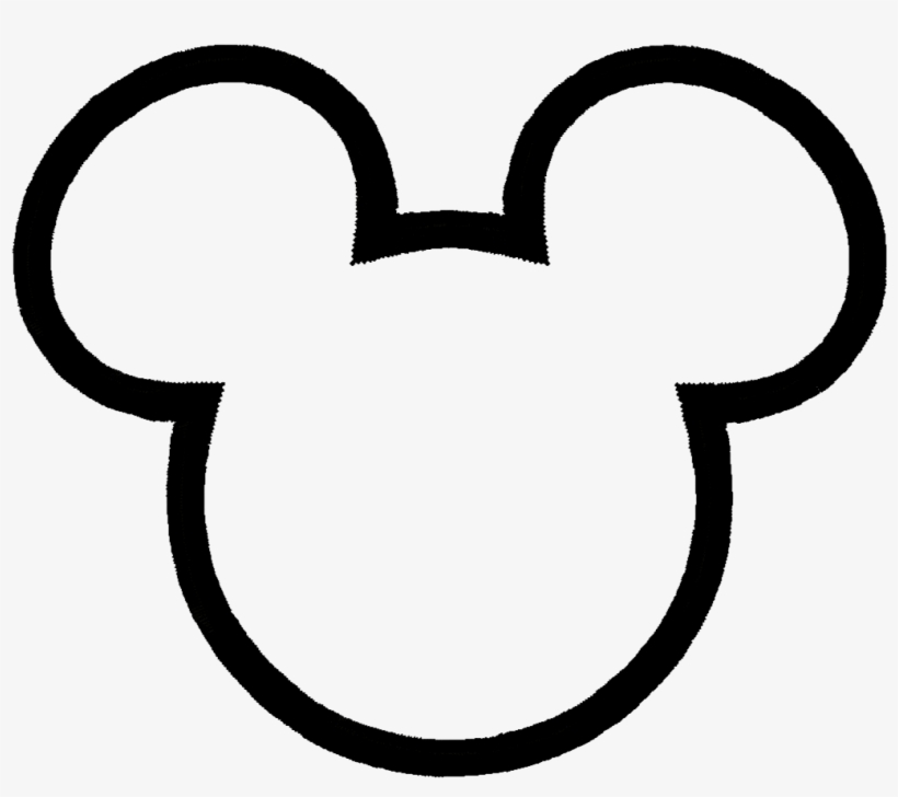 Download Source - - Mickey Mouse Head Outline | Transparent PNG ...
