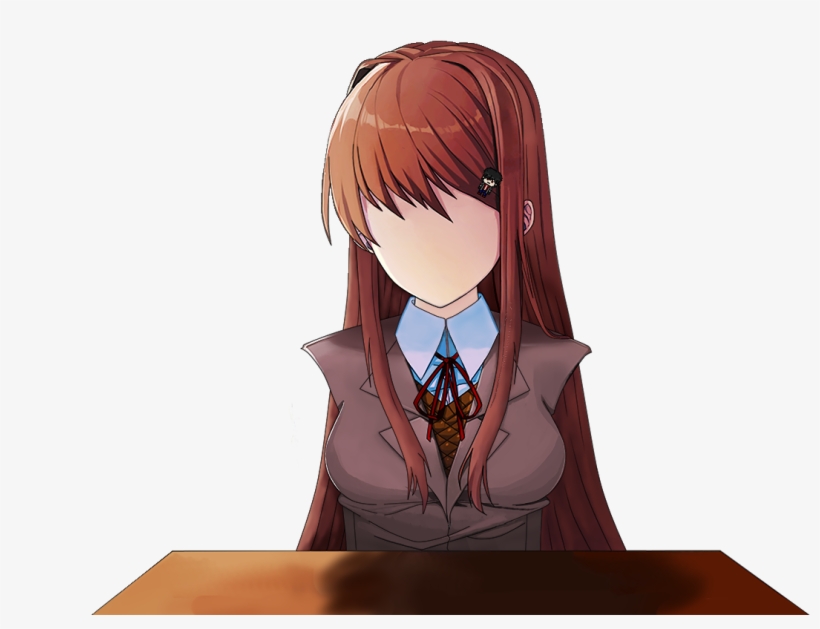 In Monika's Hair - Cartoon PNG Image | Transparent PNG Free Download on ...