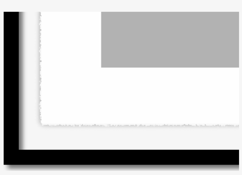 Edge Drawing Float Mounted Picture Freeuse Library - Black Frame With ...