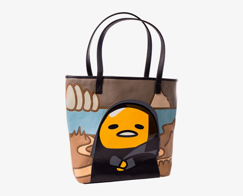 Gudetama Mona Lisa & The Scream Loungefly Tote - Loungefly Gudetama PNG ...
