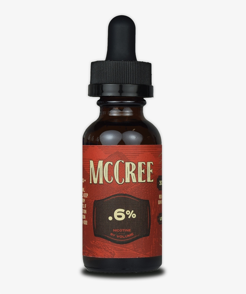 Mccree Eliquid - Glass Bottle PNG Image | Transparent PNG Free Download ...