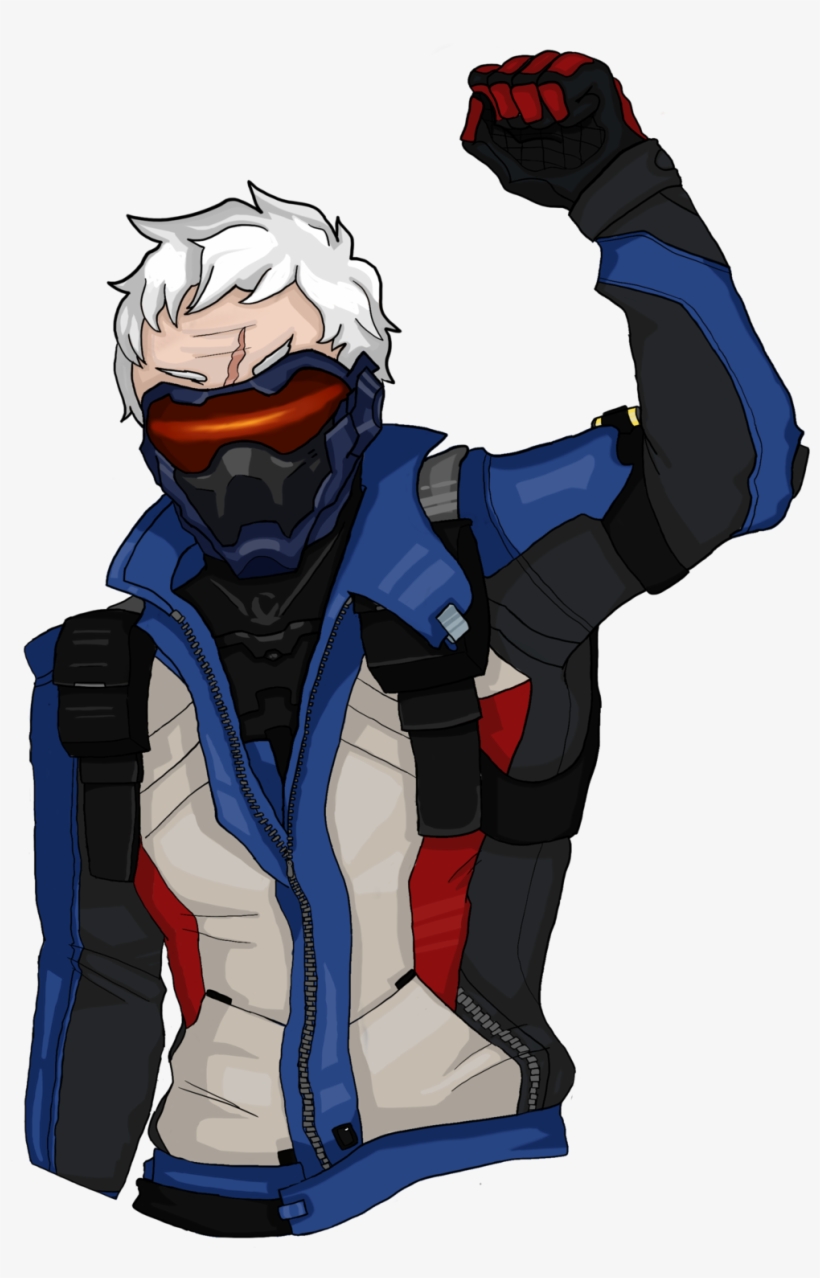 Download Soldier 76 By Freshkael - Soldier 76 Png | Transparent PNG ...