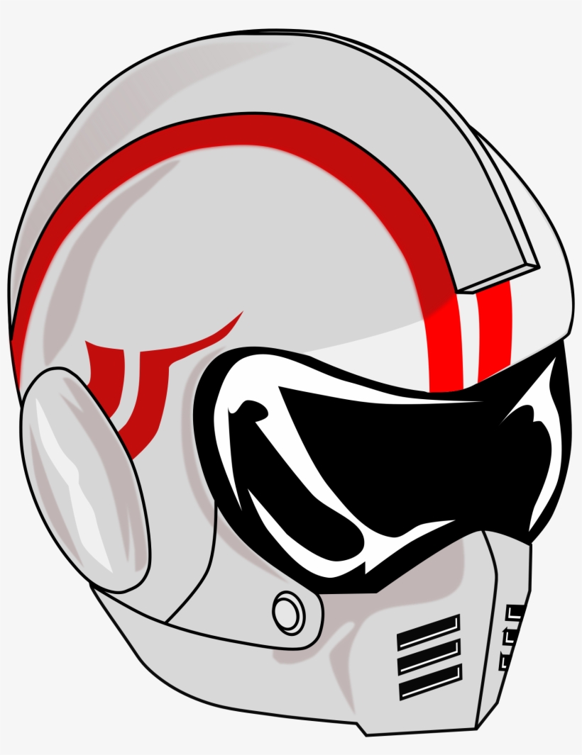 Simple Space Helmet Clip Art - Kask Vektör PNG Image | Transparent PNG ...