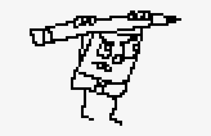 Download Doodlebob - Pixel Art | Transparent PNG Download | SeekPNG